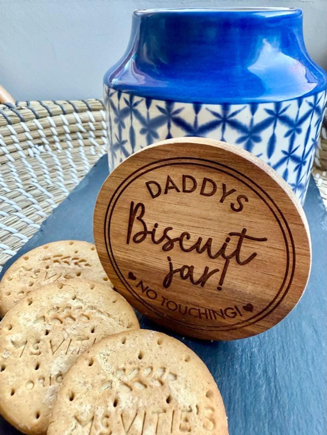 Personalised Biscuit Treat Jar Custom Gift Biscuit Jar Drift Jar ...