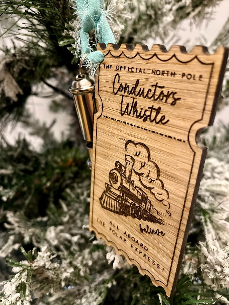Polar Express Conductors Whistle Personalised Christmas Decor Christmas ...