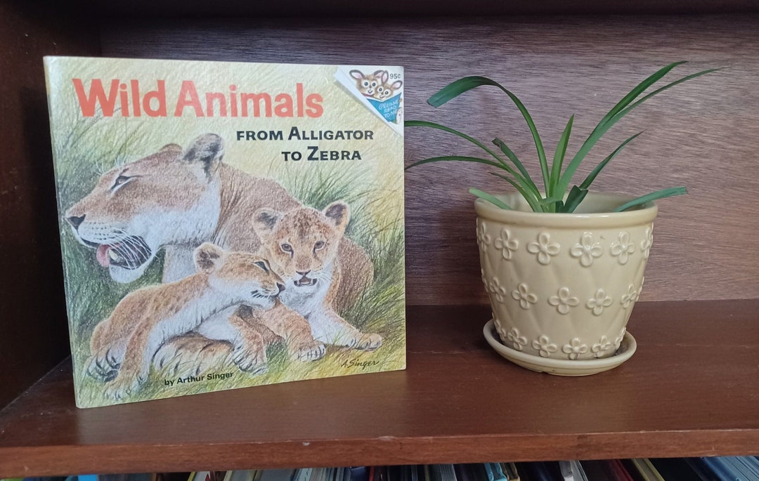 Wild Animals From Alligator to Zebra, by Arthur Singer, Vintage ...