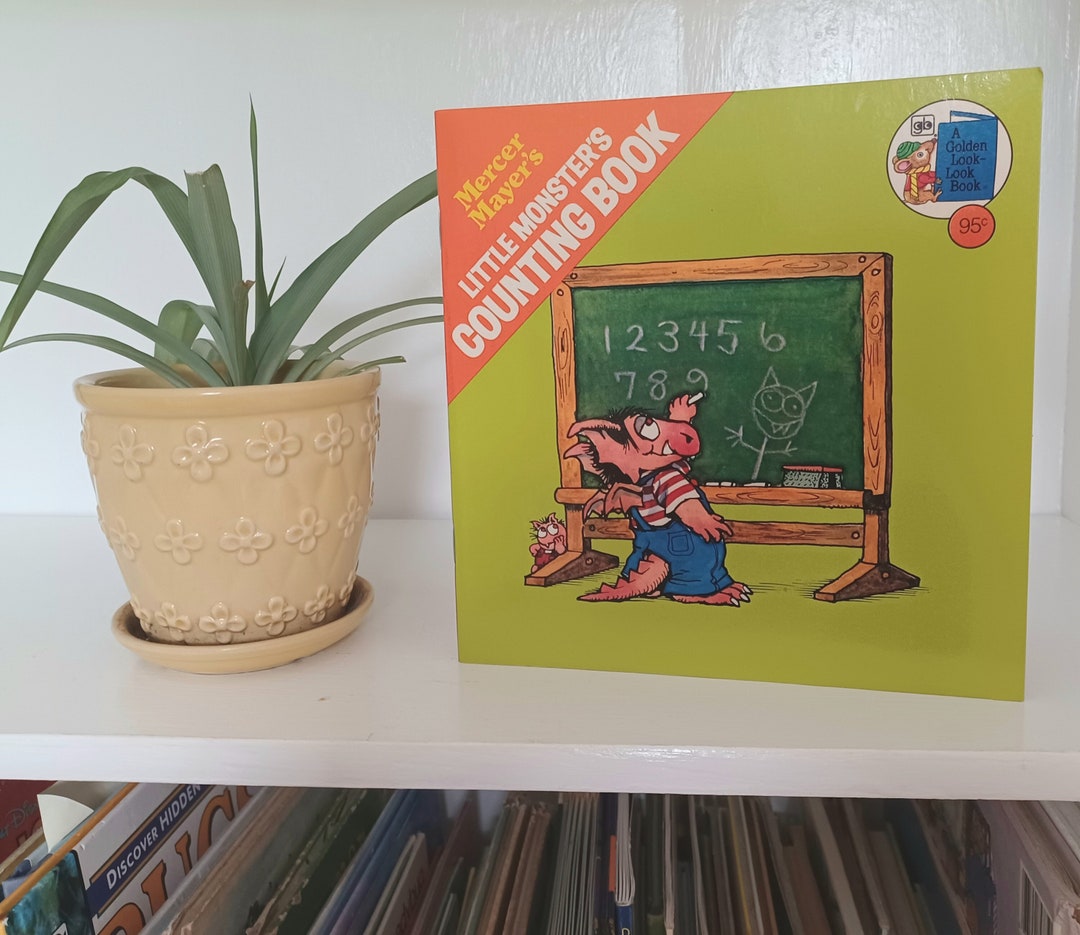 Little Monster's Counting Book, by Mercer Mayer, Vintage Golden Look ...