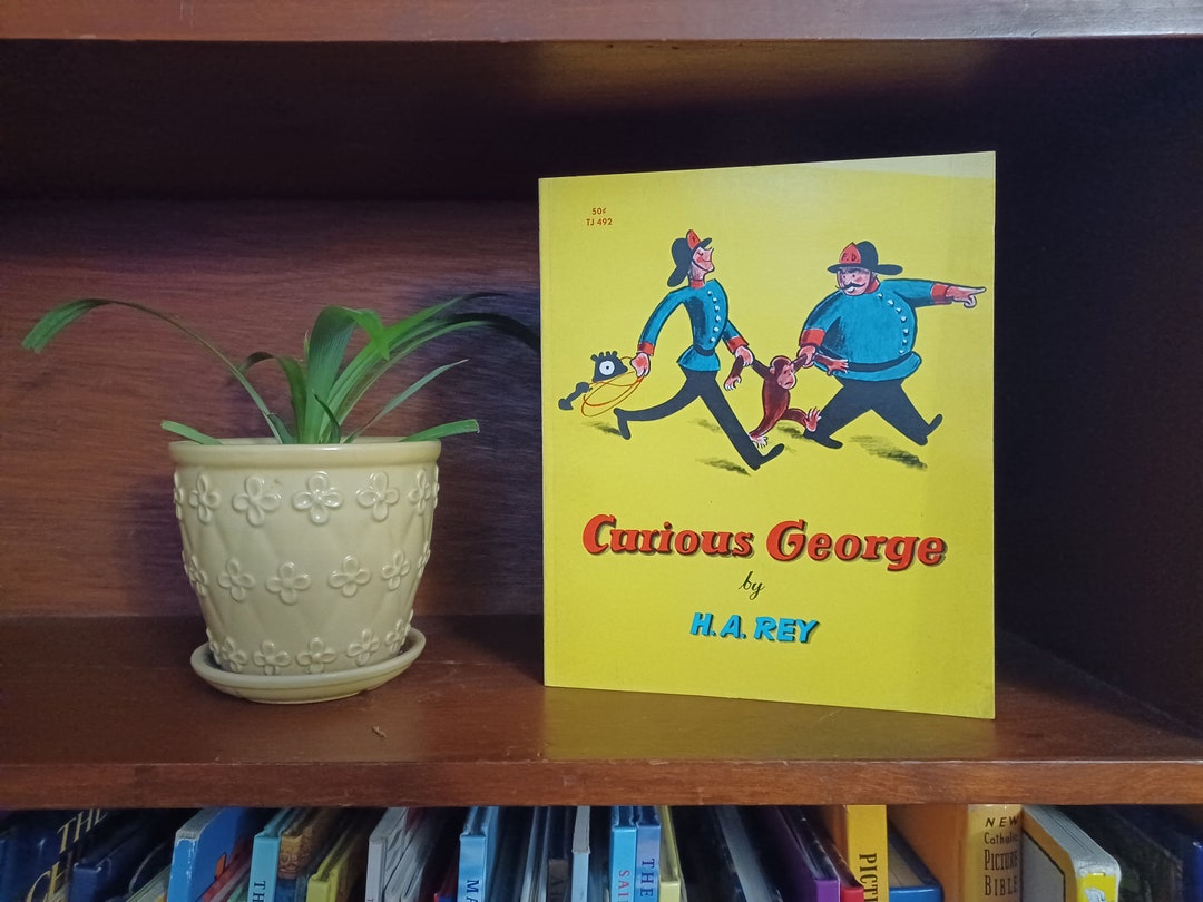 Curious George, by H.A. Rey, 1967 Printing, Vintage Scholastic Book ...