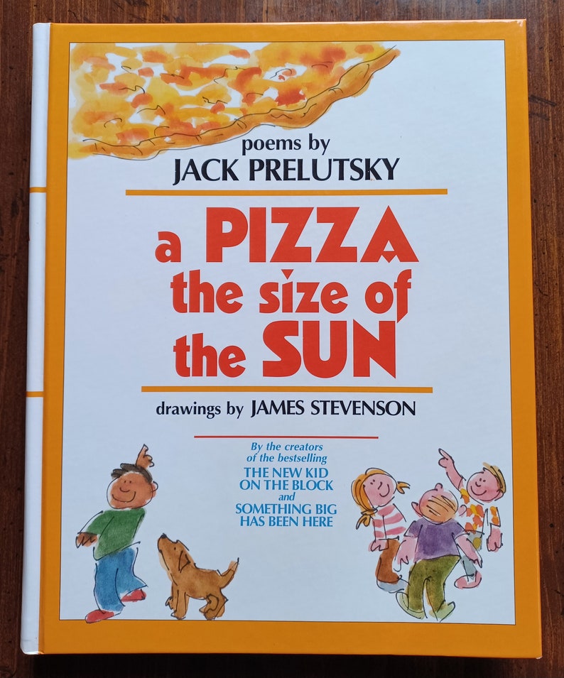 A Pizza the Size of the Sun, Poems by Jack Prelutsky, First Edition - Etsy