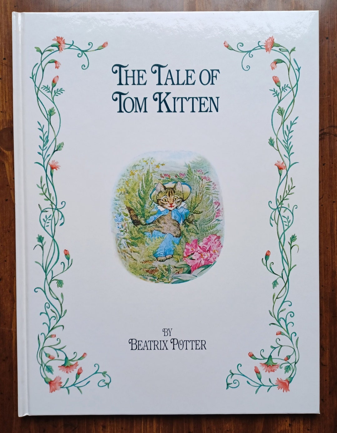 The Tale of Tom Kitten, by Beatrix Potter, Vintage 1990s Large Book - Etsy