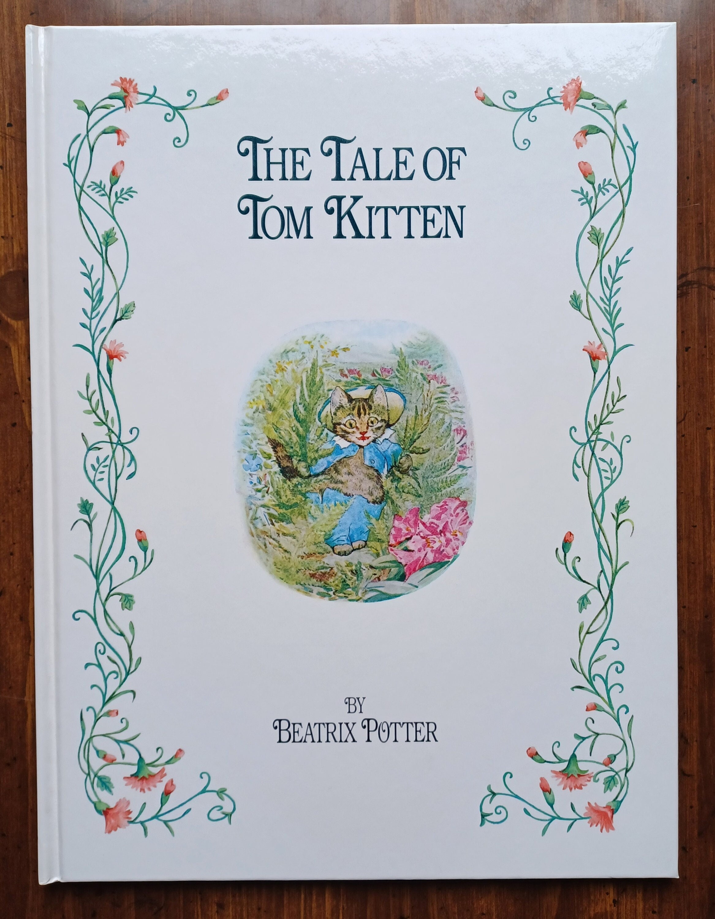 The Tale of Tom Kitten, by Beatrix Potter, Vintage 1990s Large Book - Etsy
