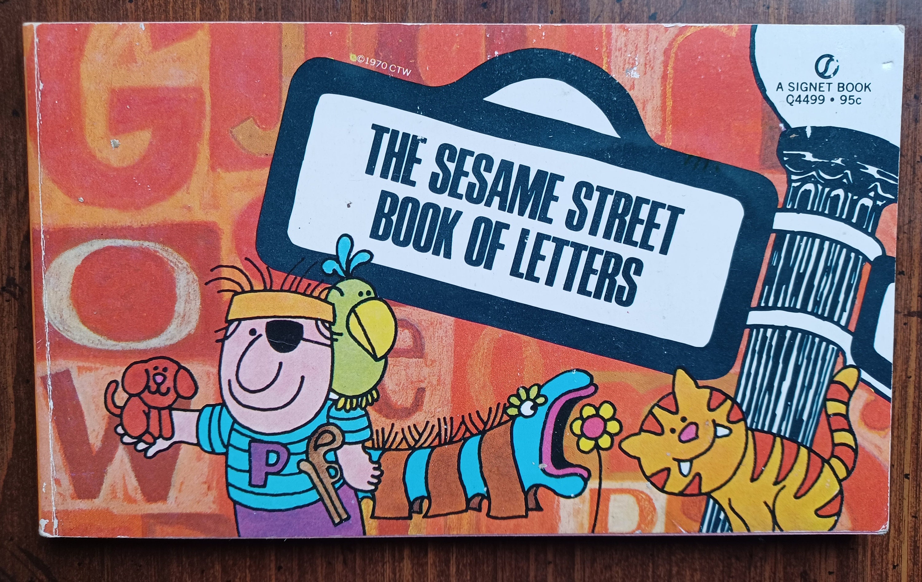 The Sesame Street Book of Letters, Vintage 1970s ABC Book, Alphabet ...
