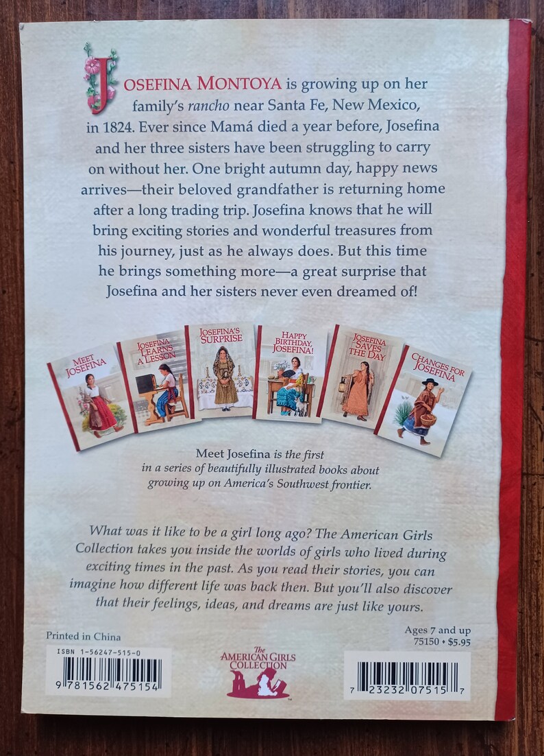 Meet Josefina, an American Girl, Book 1, American Girls Collection, by ...