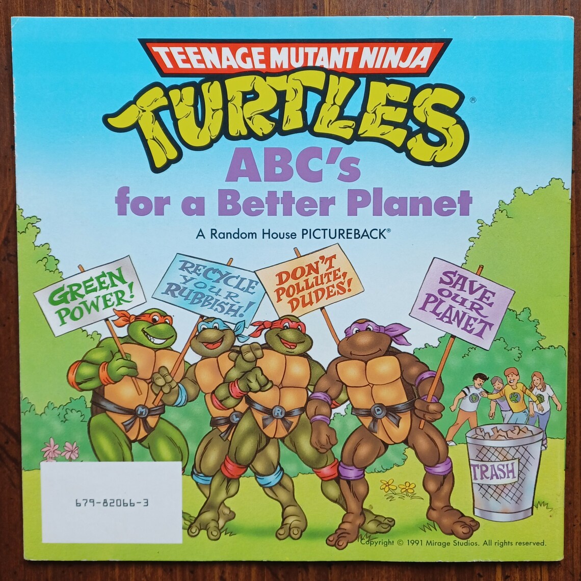 Teenage Mutant Ninja Turtles Abc's for a Better Planet, Vintage 1990s ...