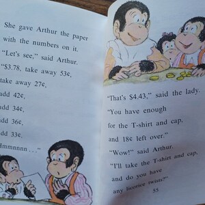 Arthur's Funny Money, by Lillian Hoban, I Can Read Book - Etsy