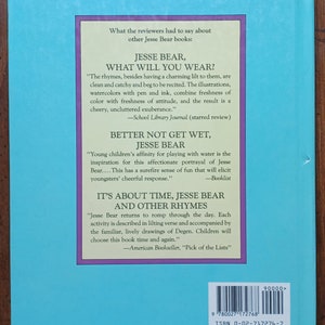 How Do You Say It Today, Jesse Bear?, by Nancy White Carlstrom ...