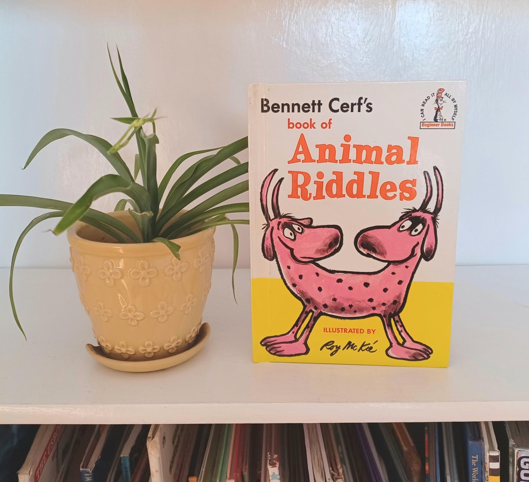 Bennett Cerf's Book of Animal Riddles, Illustrated by Roy Mckie - Etsy