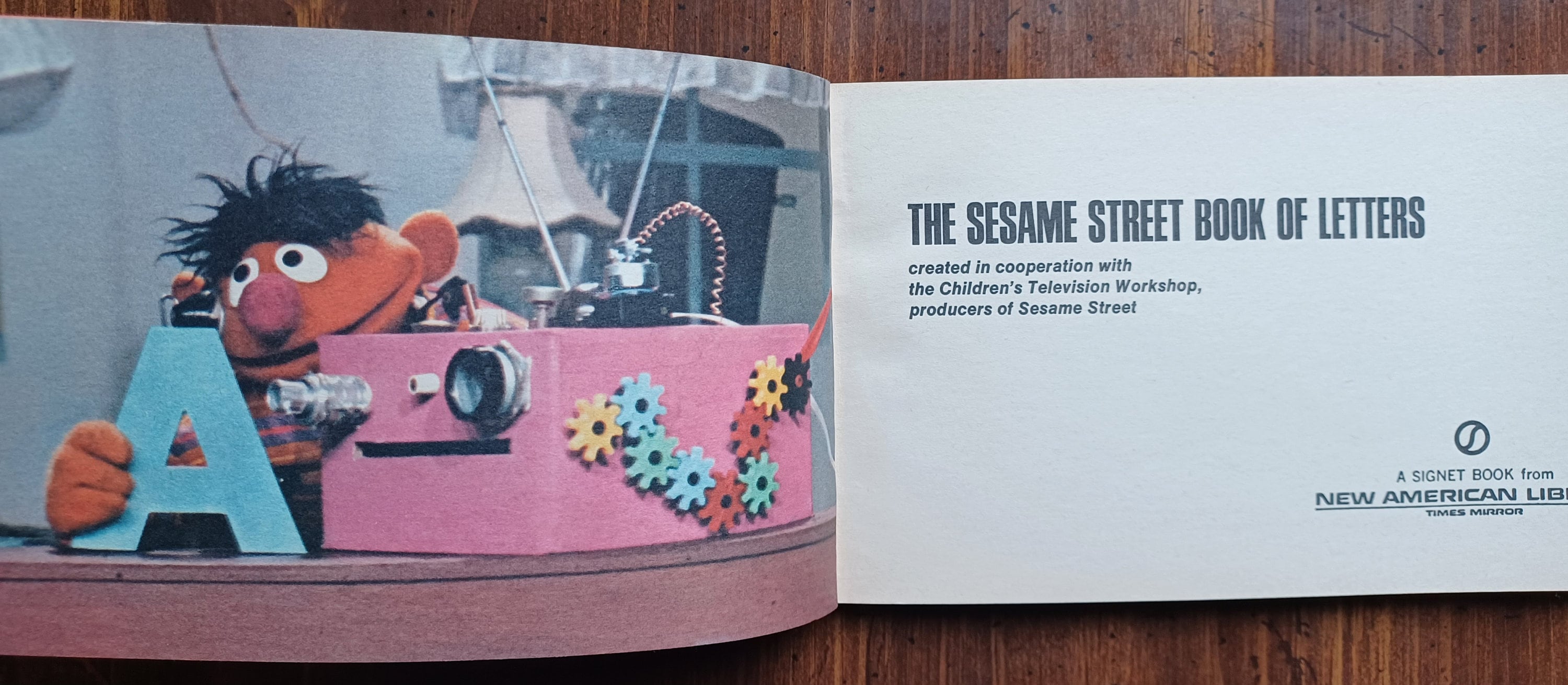 The Sesame Street Book of Letters, Vintage 1970s ABC Book, Alphabet ...