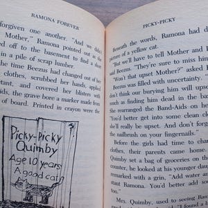 Ramona Forever, by Beverly Cleary, 1984 Edition, Weekly Reader Book ...