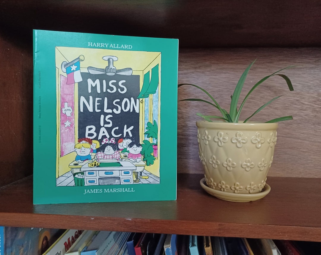 Miss Nelson is Back, by Harry Allard, Illustrated by James Marshall - Etsy