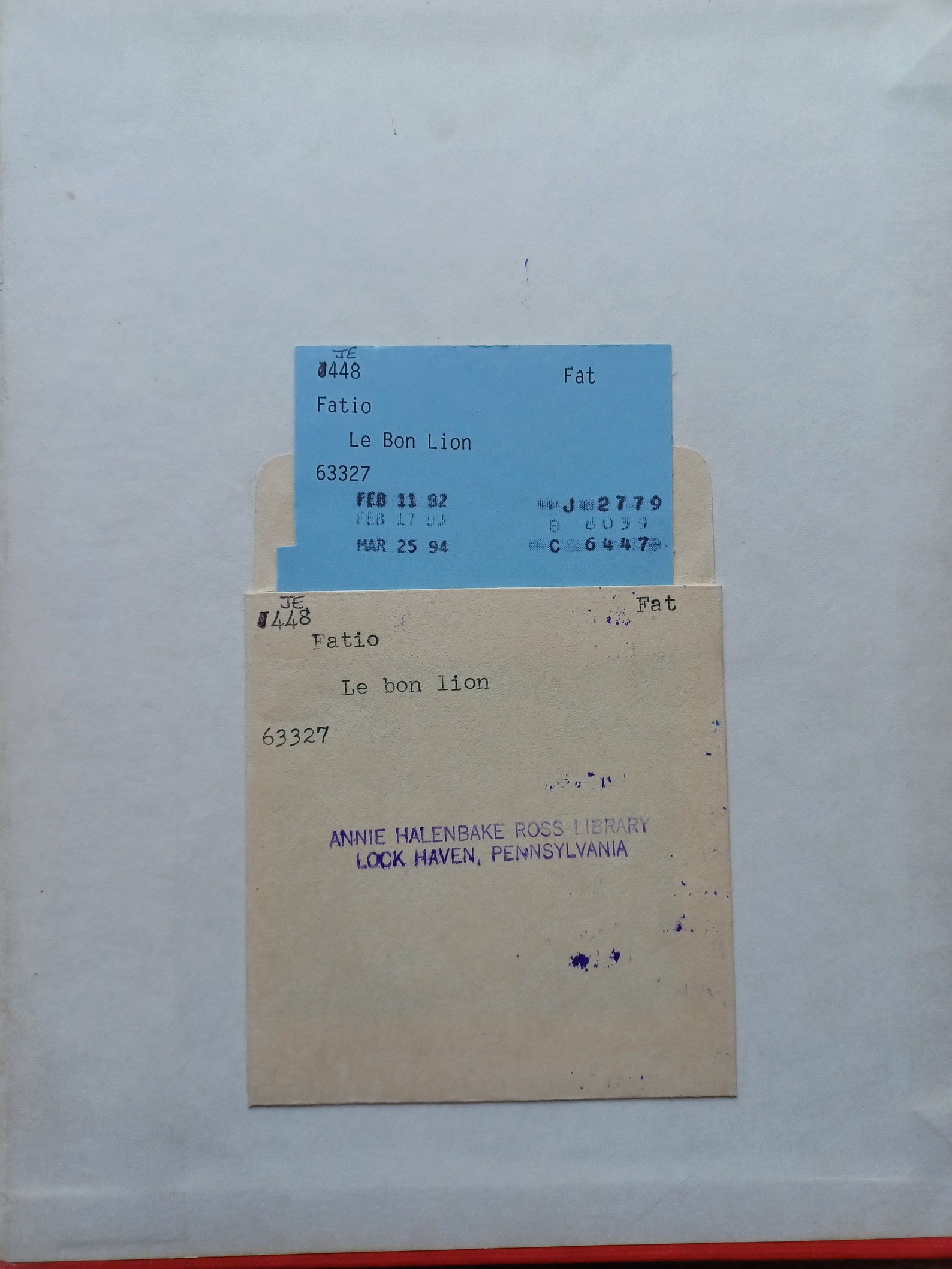 RARE, Le Bon Lion, the Happy Lion, in French, by Louise Fatio ...