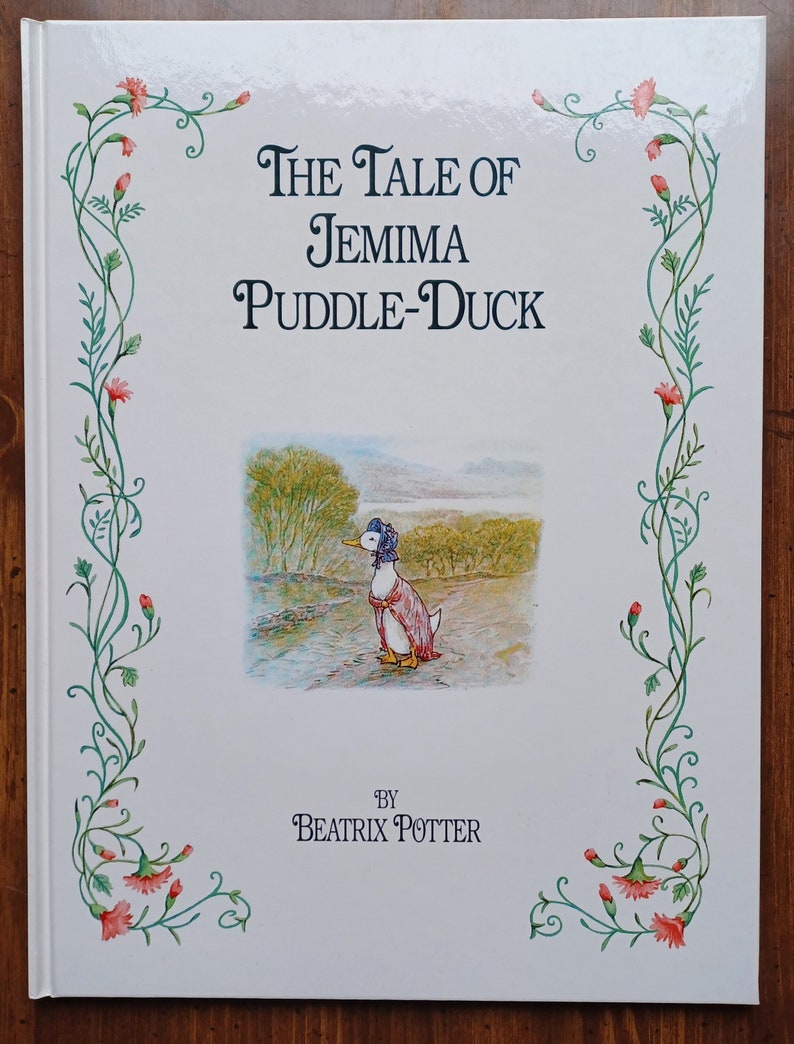 The Tale of Jemima Puddle-duck, by Beatrix Potter, Vintage 1990s Large ...