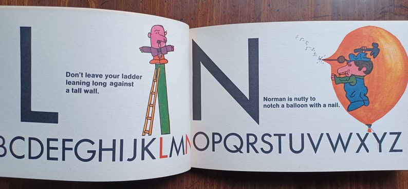 The Sesame Street Book of Letters, Vintage 1970s ABC Book, Alphabet ...