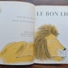 RARE, Le Bon Lion, the Happy Lion, in French, by Louise Fatio ...