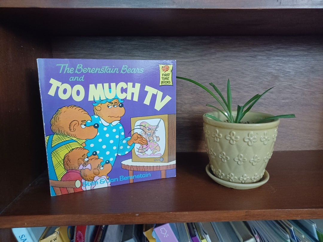The Berenstain Bears and Too Much TV, by Stan & Jan Berenstain - Etsy