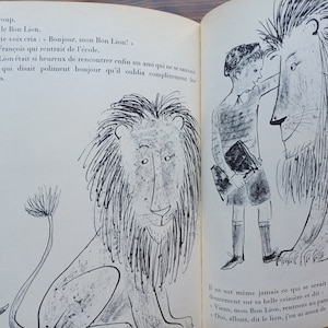 RARE, Le Bon Lion, the Happy Lion, in French, by Louise Fatio ...