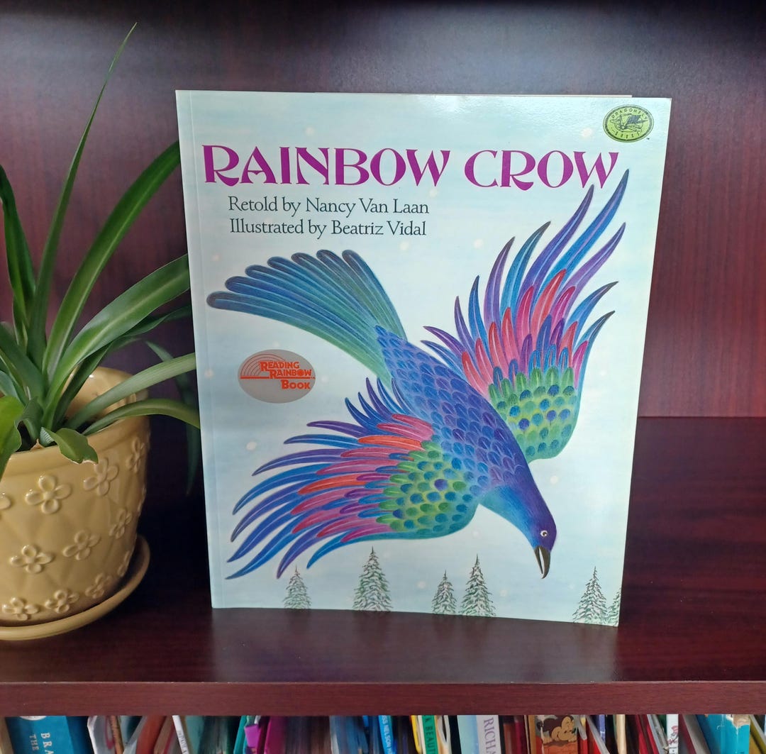 RARE, SIGNED, Rainbow Crow, a Lenape Tale, by Nancy Van Laan ...