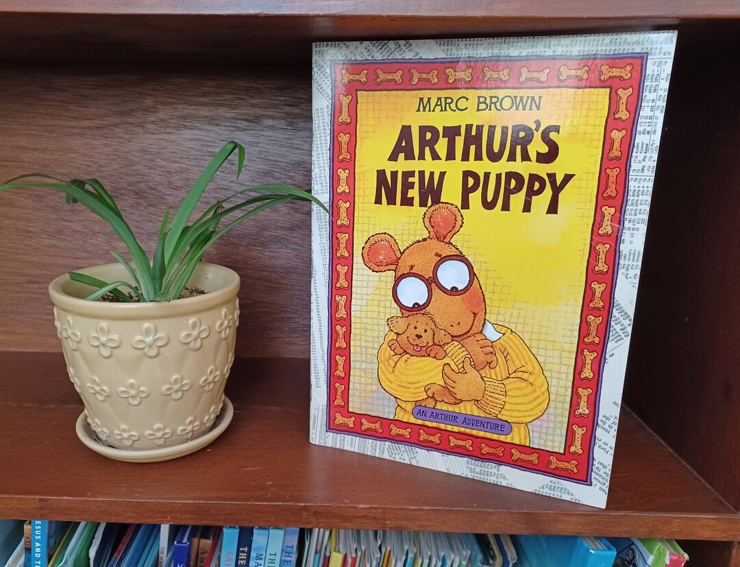 Arthur's New Puppy, by Marc Brown, Vintage 1990s Scholastic Book - Etsy