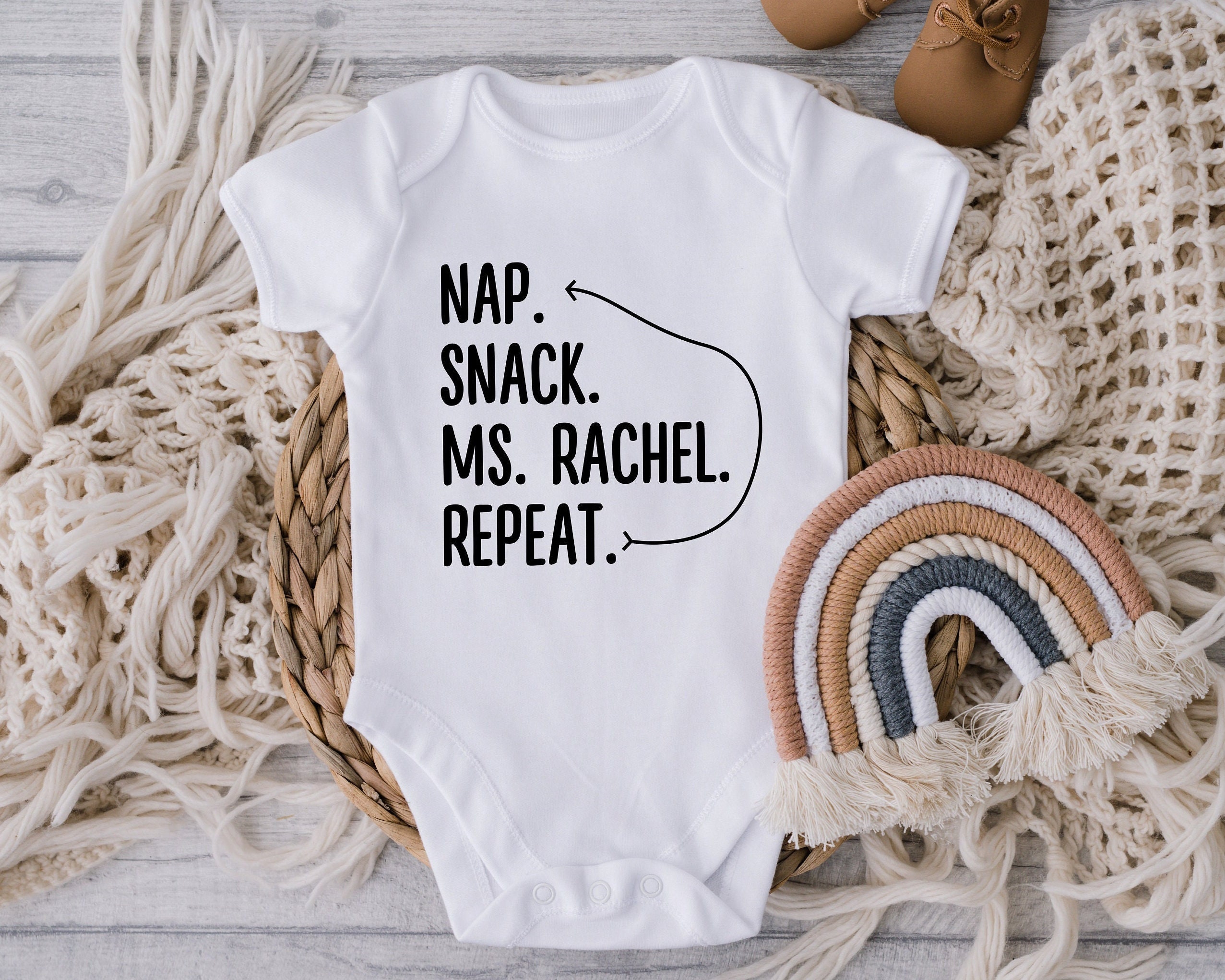 Nap Snack Ms Rachel Repeat Romper Ms.rachel Bodysuit Songs - Etsy