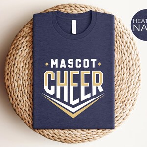 Personalized Cheer T-shirt, Custom Cheer Team Template Shirt, Cheer ...