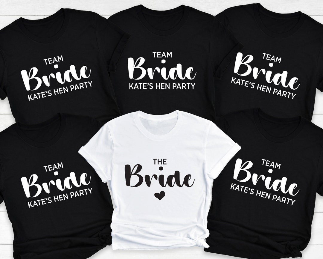 Team Bride Shirts, Team Bride T-shirt, Team Bride T Shirt, Bride Team ...