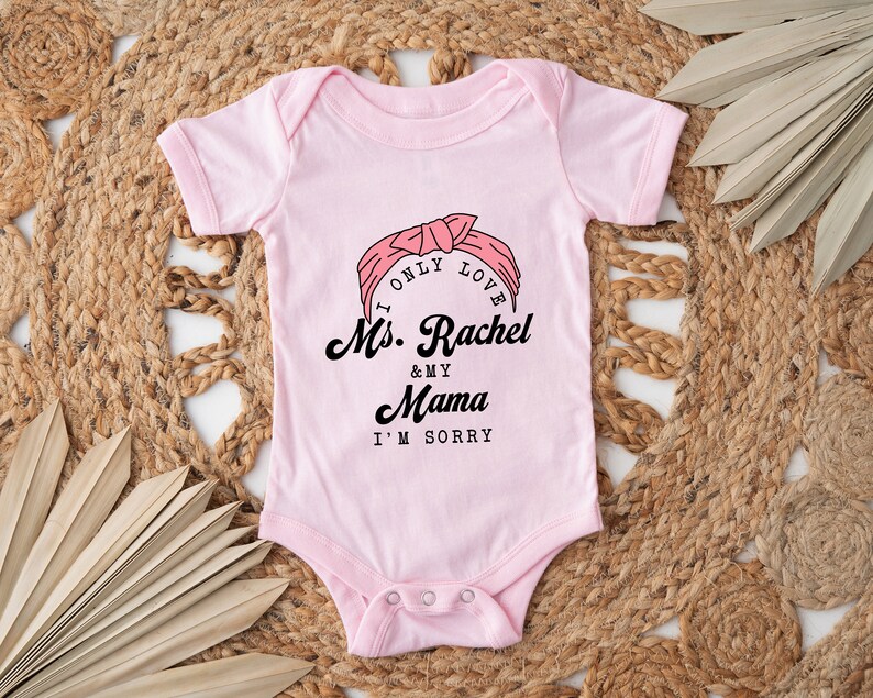 Ms.rachel Romper, I Only Love Ms Rachel My Mama I'm Sorry Shirts, Ms ...