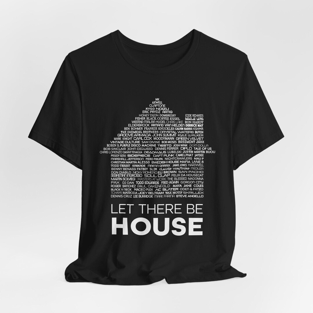Let There Be House Music T-shirt, Rave Shirt, EDM Shirt, Festival Top ...