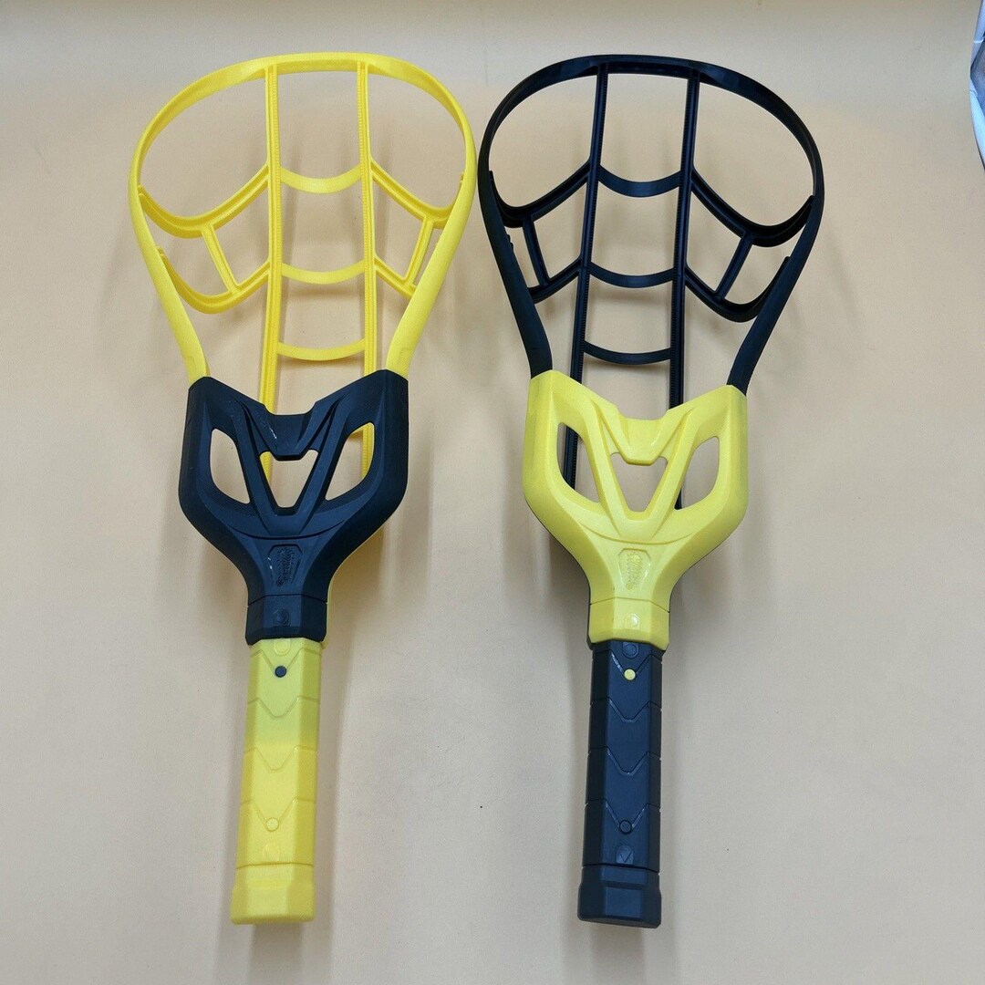 2 WHAM-O TRAC-BALL Game Original Replacement Racquets Part Pair Black ...