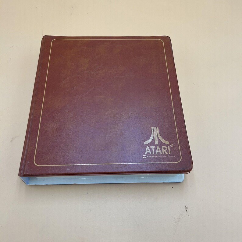 Official Atari 2600 Book Casette Storage Game Holder Case, Holds 8 ...