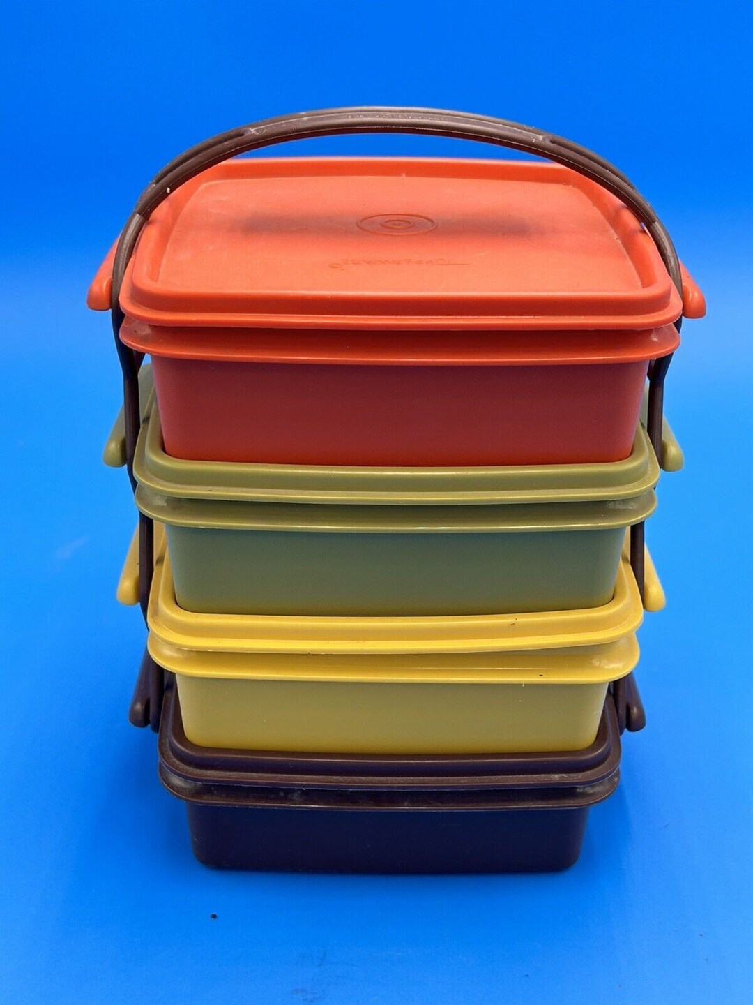Vintage Tupperware Squared Away Sandwich Keepers 1362 Conjunto ...