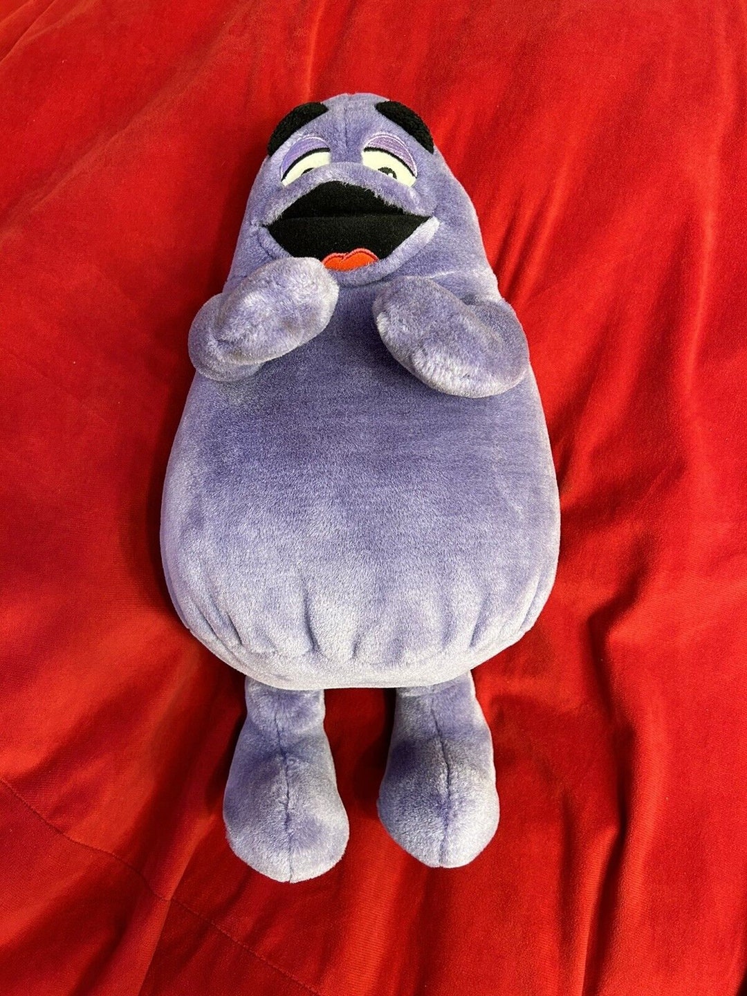 Vintage Rare 2002 Mcdonald's Grimace Plush Purple Jumbo 16 - Etsy