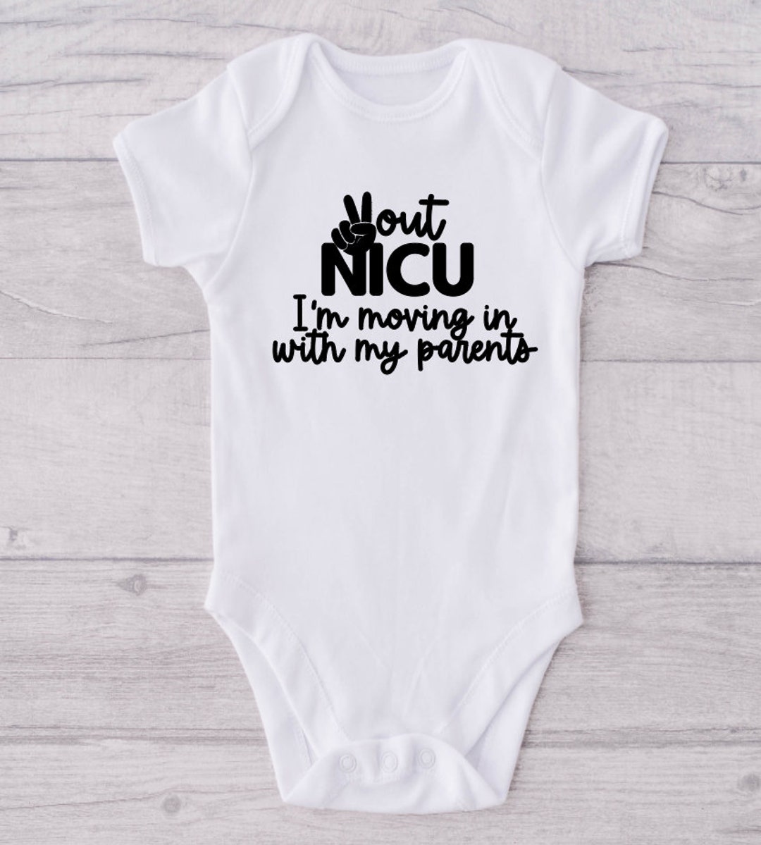Peace Out Nicu Onesie®, Baby Clothes, Baby Girl Bodysuit, Baby Boy ...