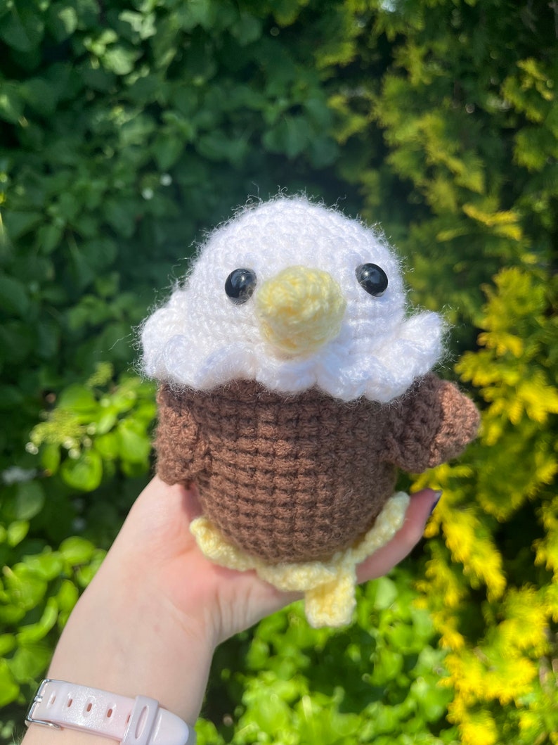 Eagle Plushie Crochet PDF Pattern - Etsy