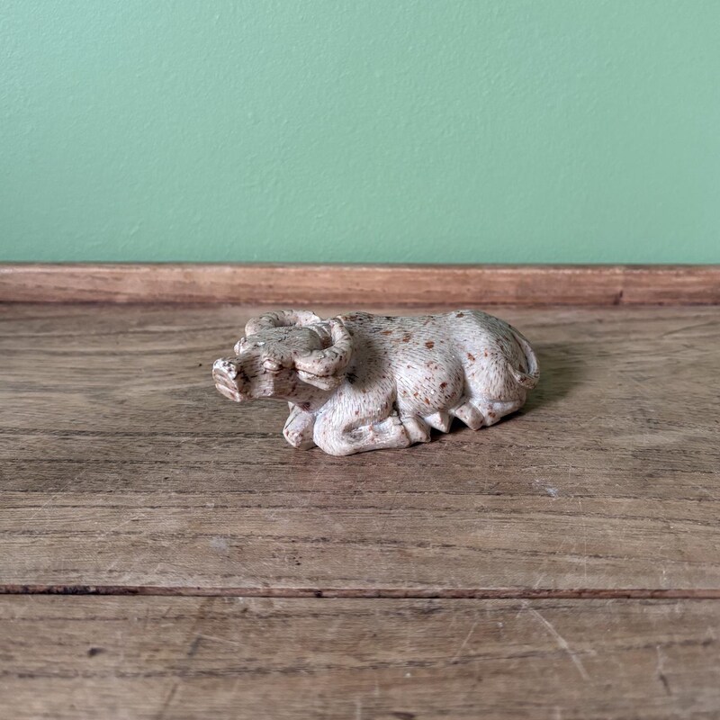 Soapstone Buffalo - Etsy UK