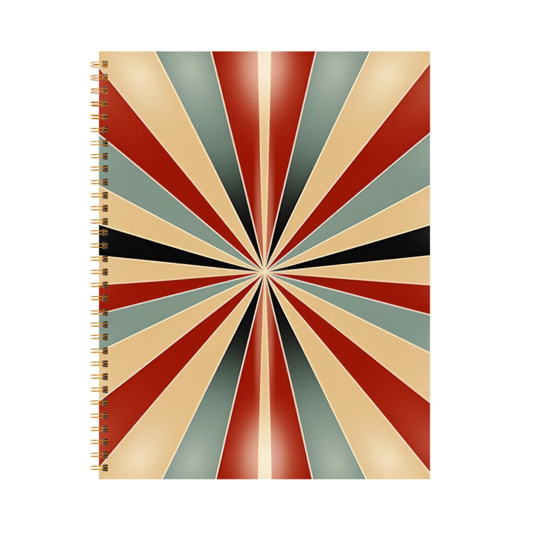 Circus Fun Themed Spiral Hardcover Notebook 5.5x8.5 or 8.5x8.5 or 8 ...