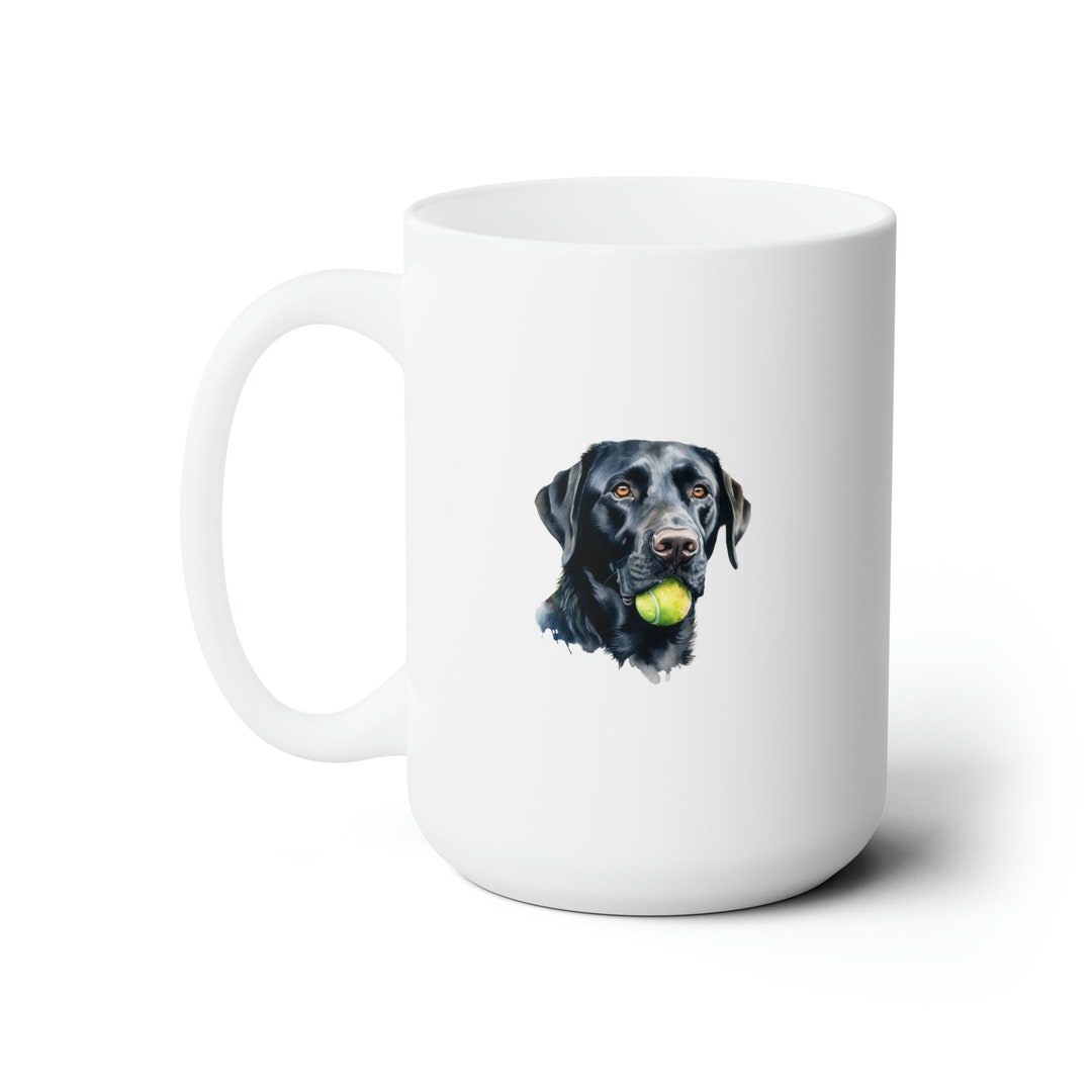 Black Labrador Retriever Mug, Cute Funny Hungry Lab, Perfect Dog Lover ...
