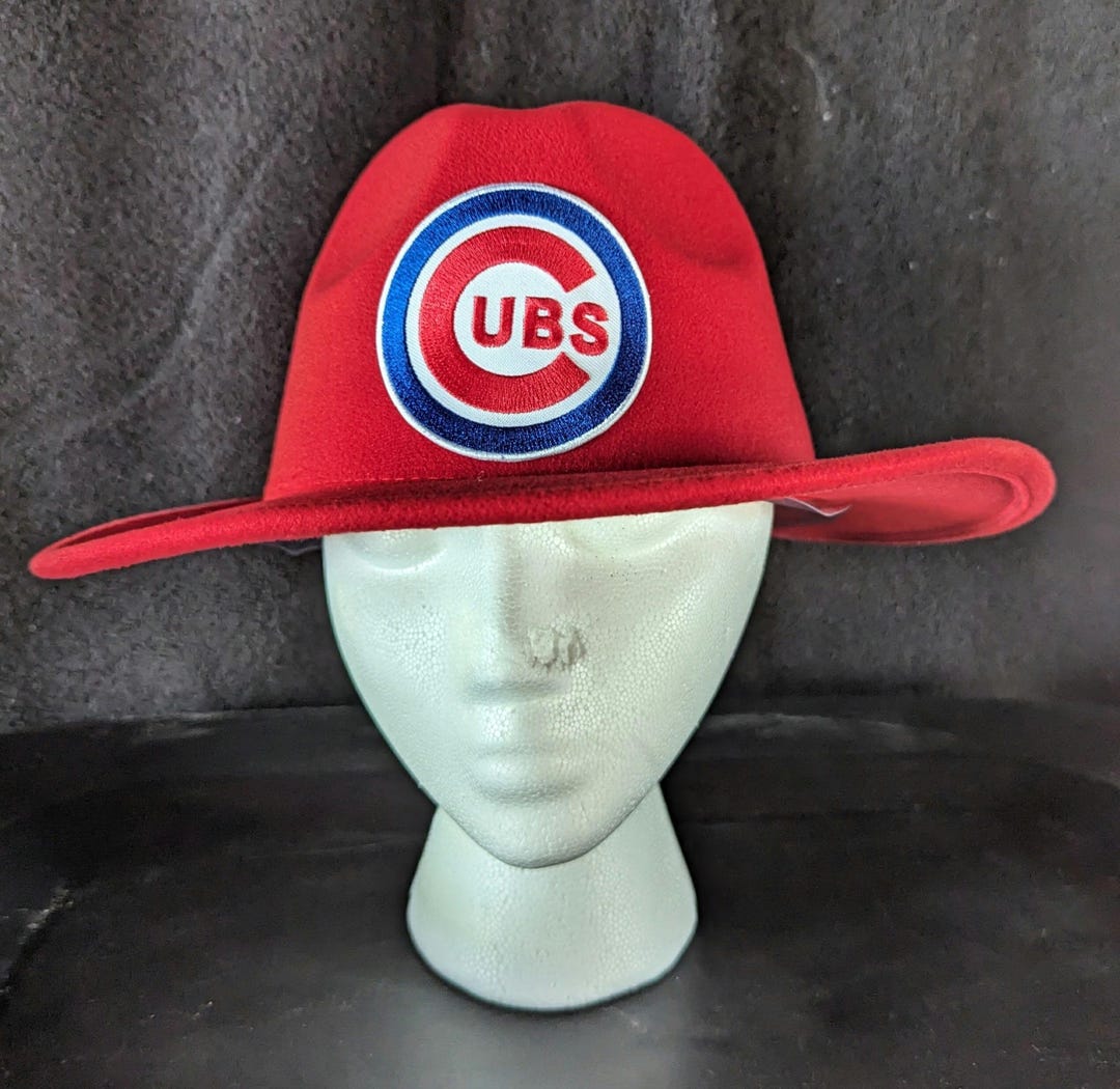 Chicago Cubs Cowboy Fedora Hat - Etsy
