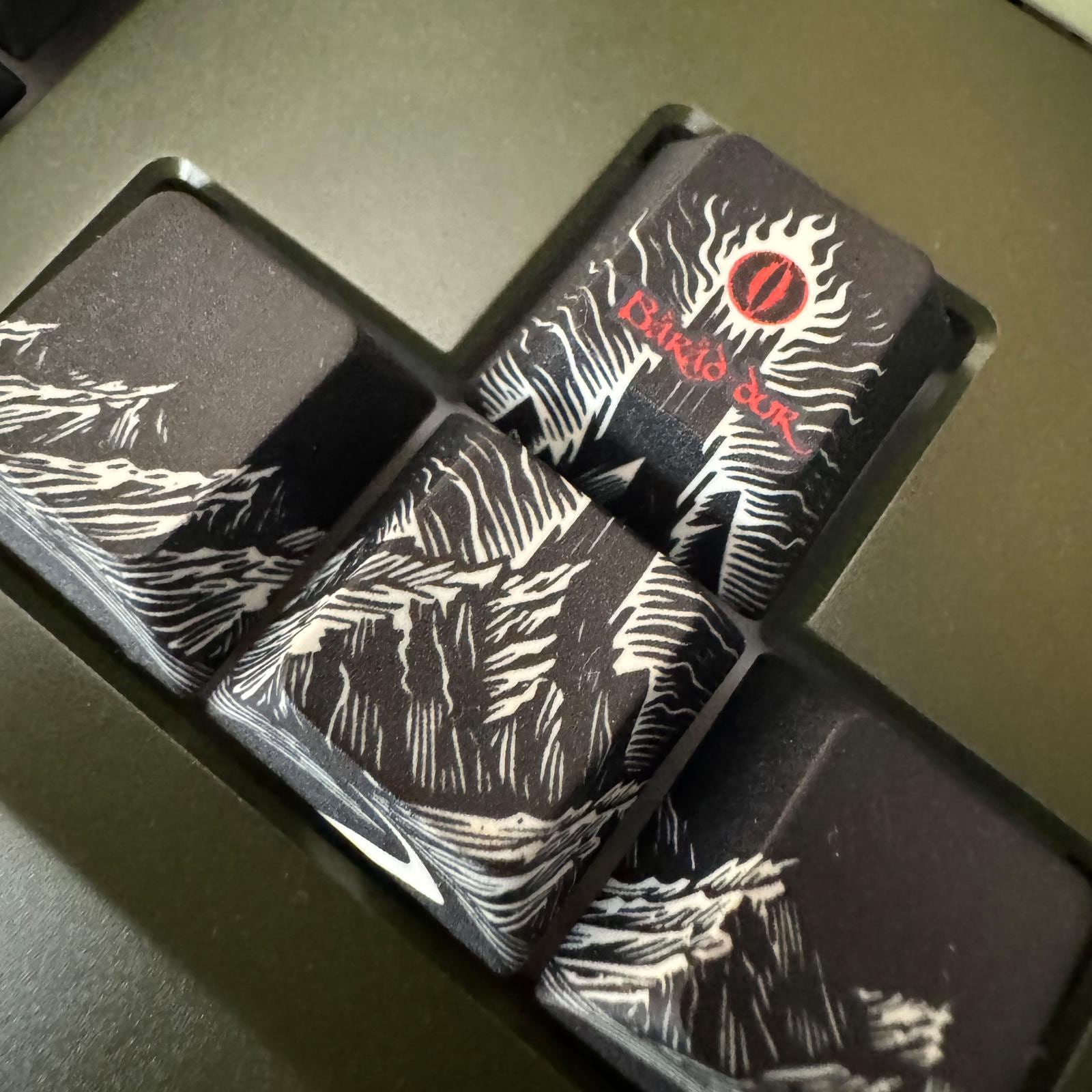 Lord of the Rings - Middle-earth Map Keycaps - Hobbit - Inspired ...