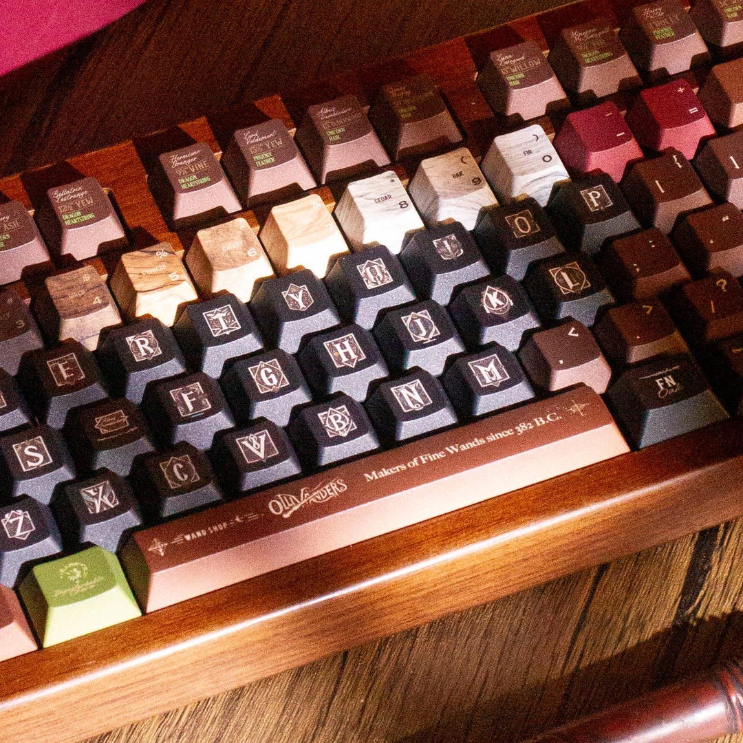 Ollivander's Wand Keycap Set Harry Potter, Wizard, Magical Themed ...