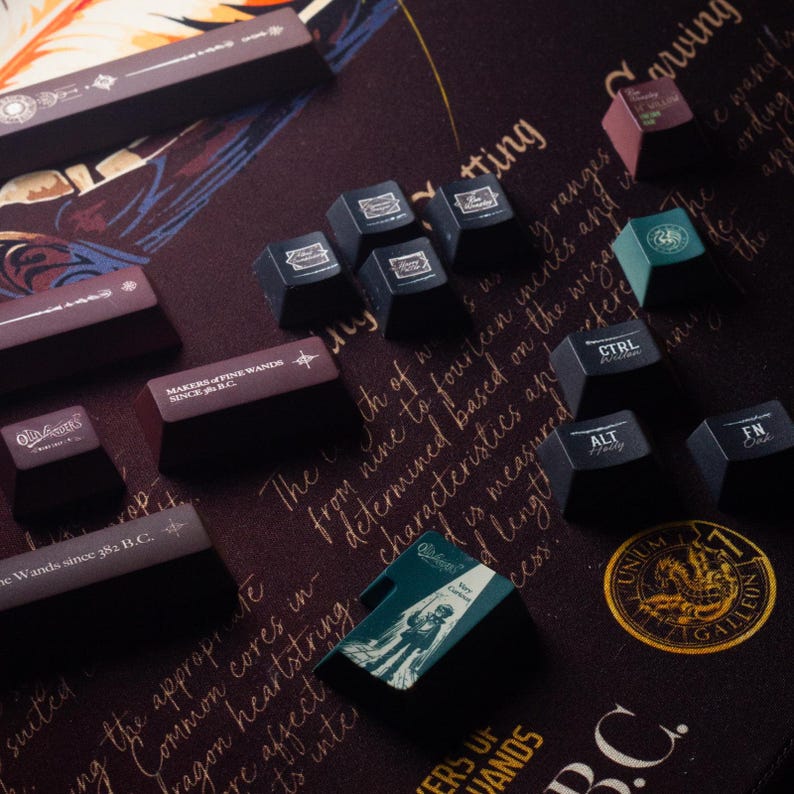 Ollivander's Wand Keycap Set Harry Potter, Wizard, Magical Themed ...