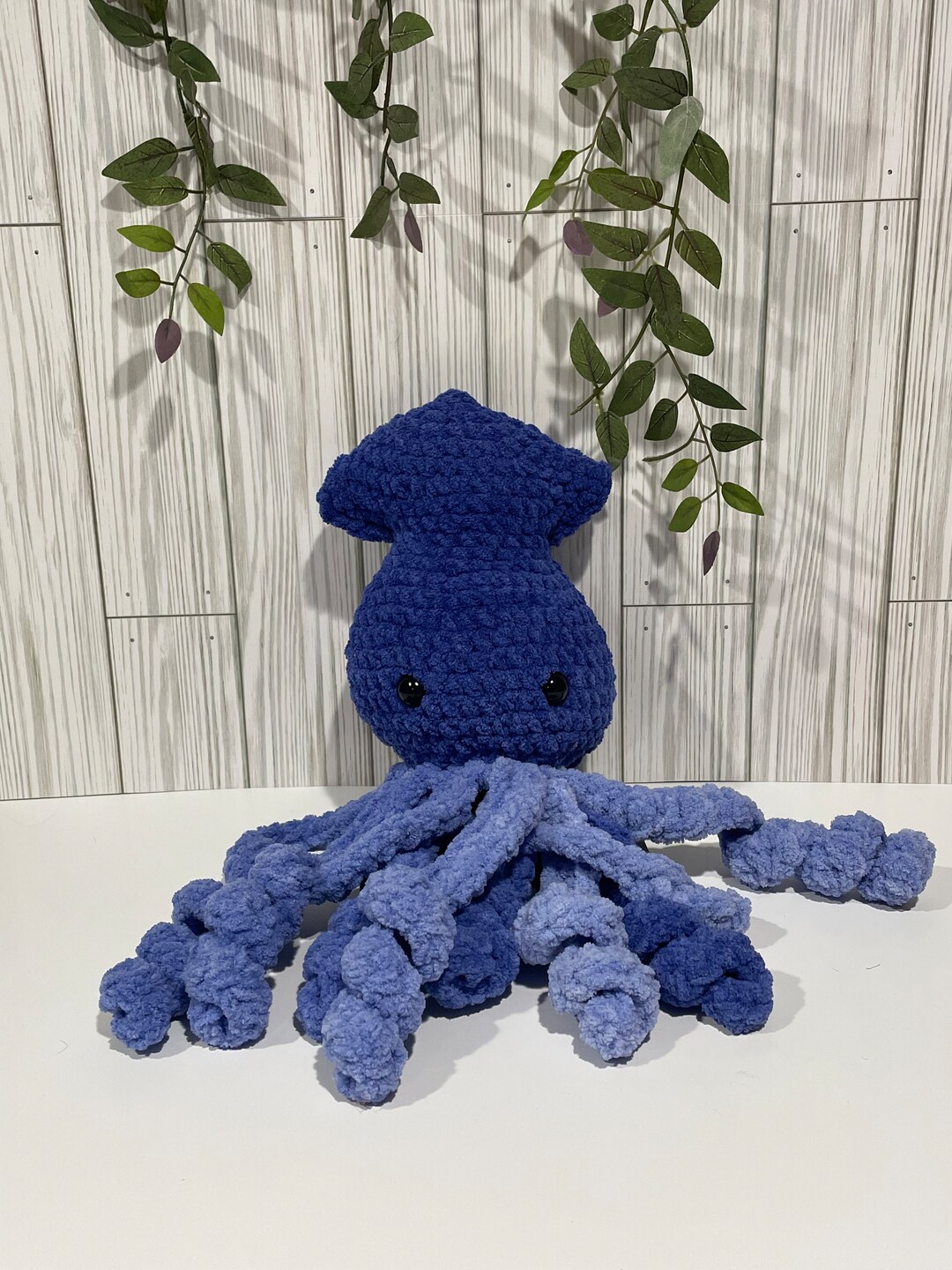 Blue Squid - Etsy