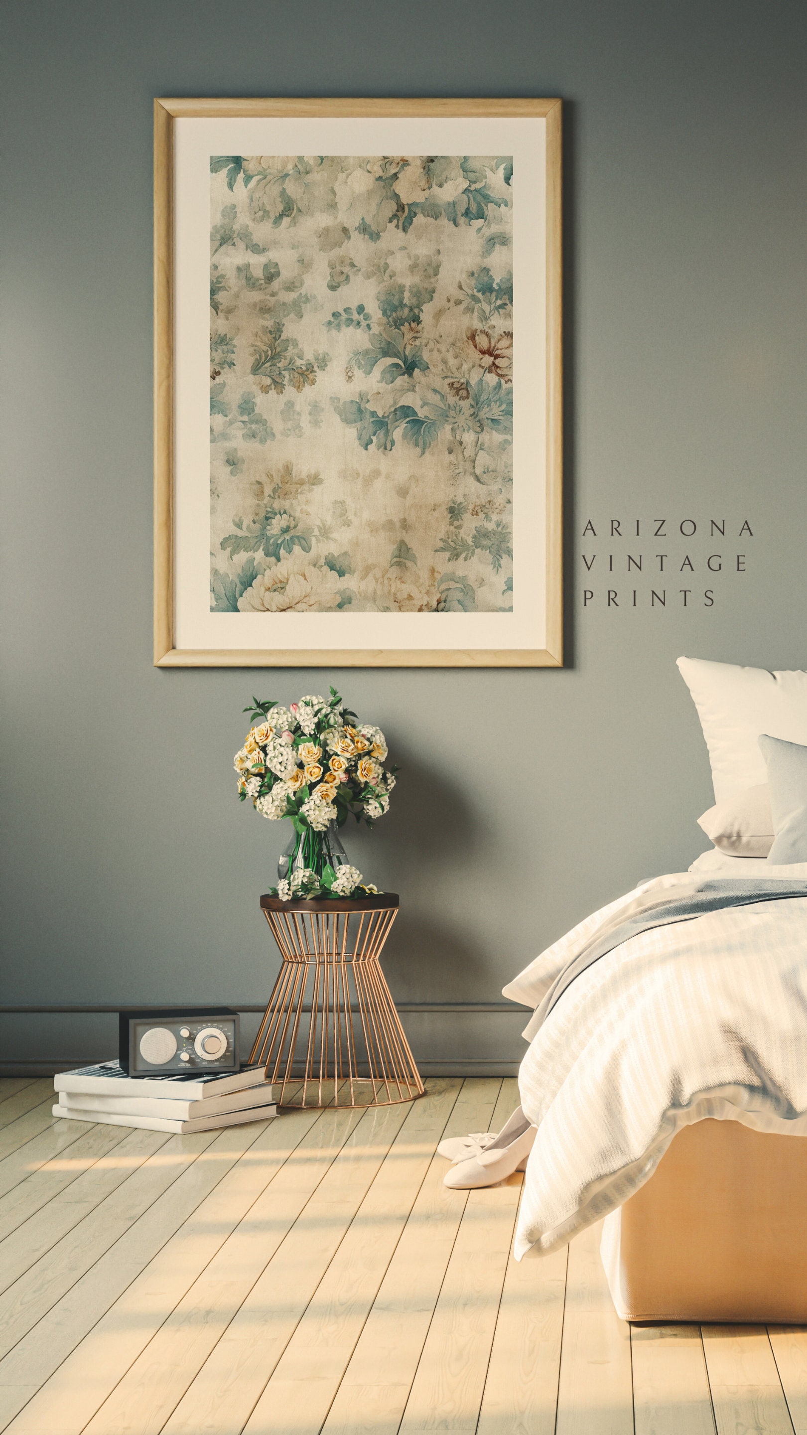 PRINTABLE - Antique Italian Tapestry | Vintage Textile Wall Art ...