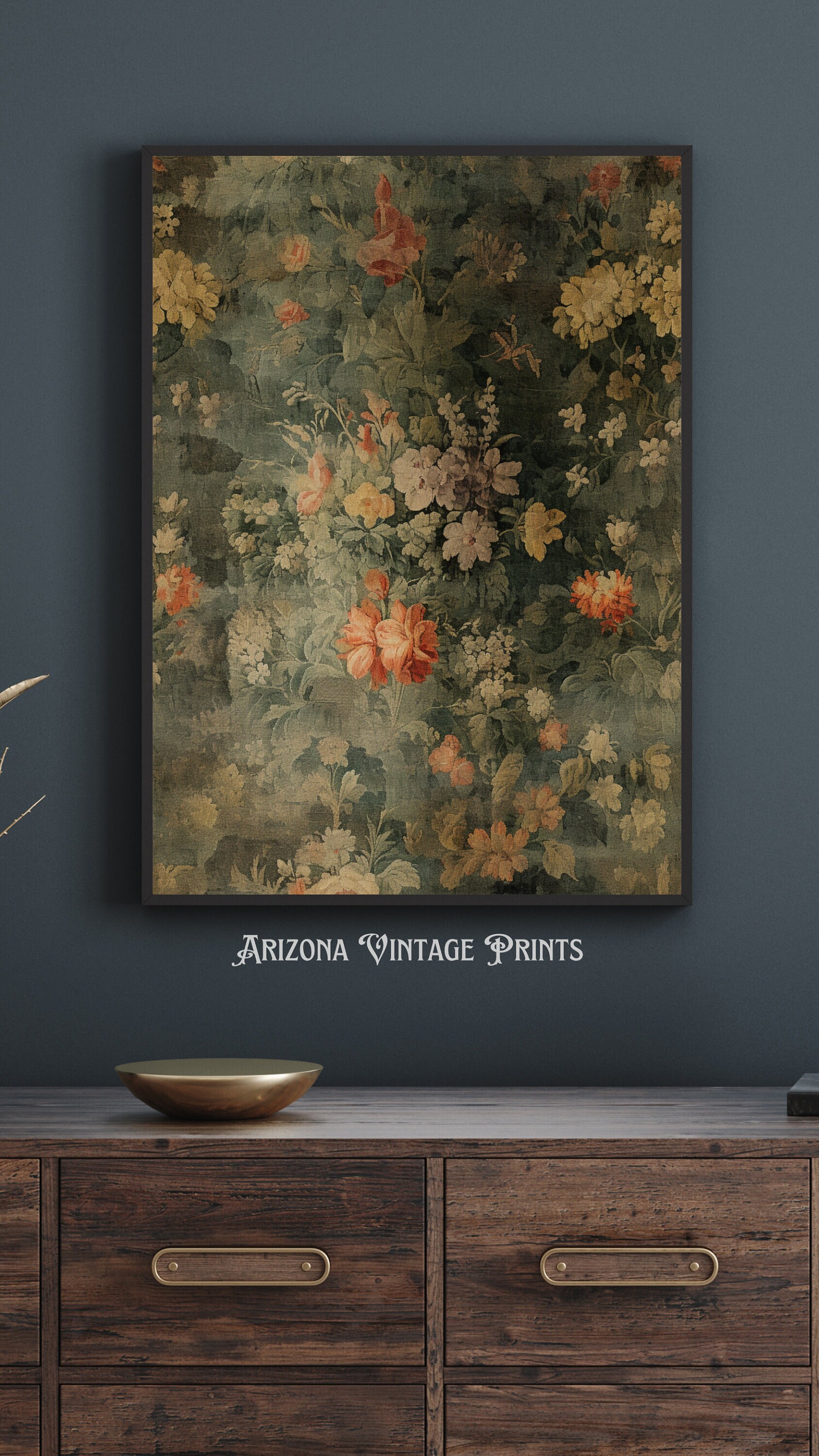 PRINTABLE - Antique European Tapestry | Vintage Textile Wall Art ...