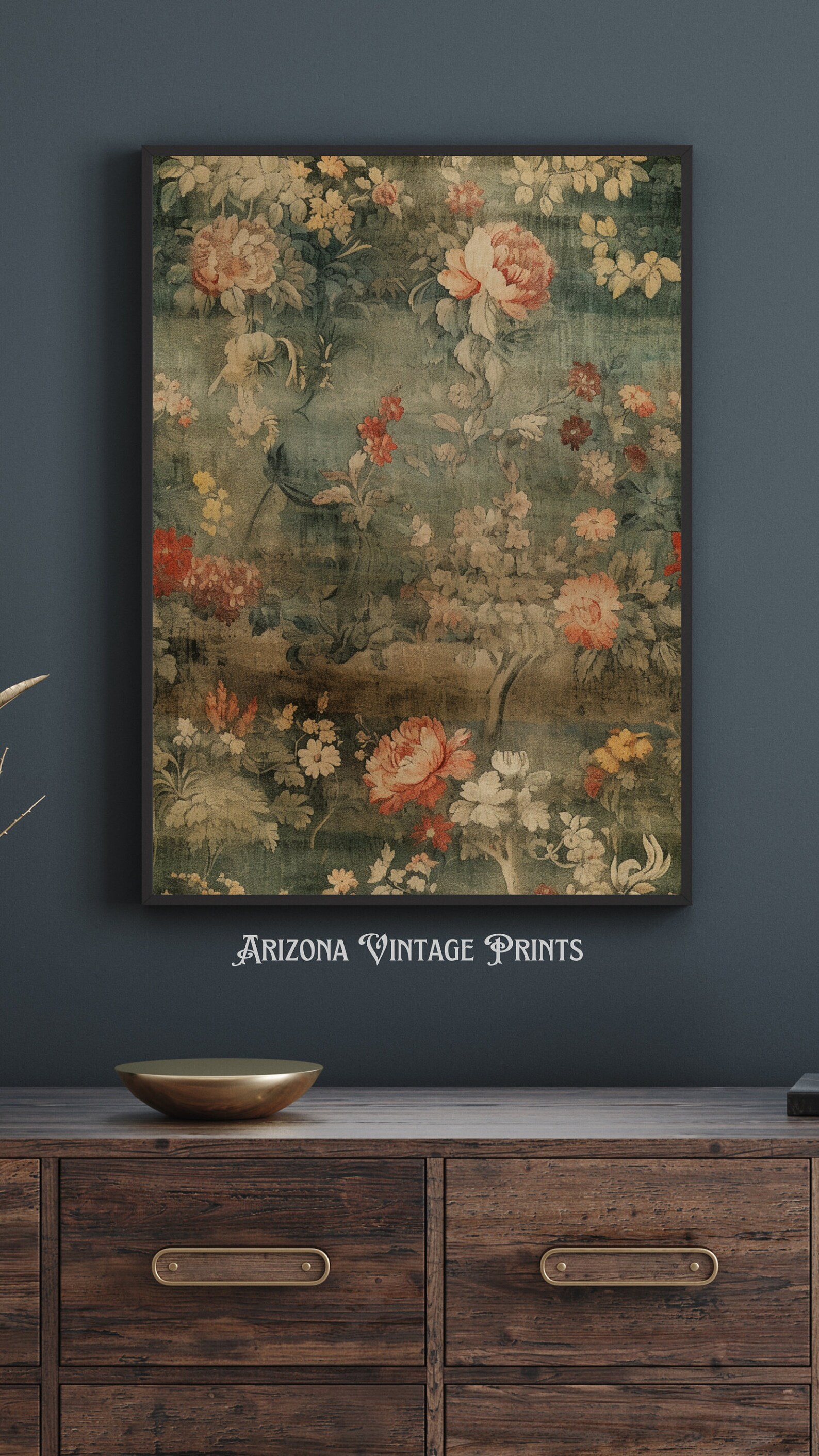 PRINTABLE - Antique European Tapestry | Vintage Textile Wall Art ...