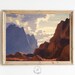Valley of Fire Print: Desert Landscape Oil Painting (digital Download ...