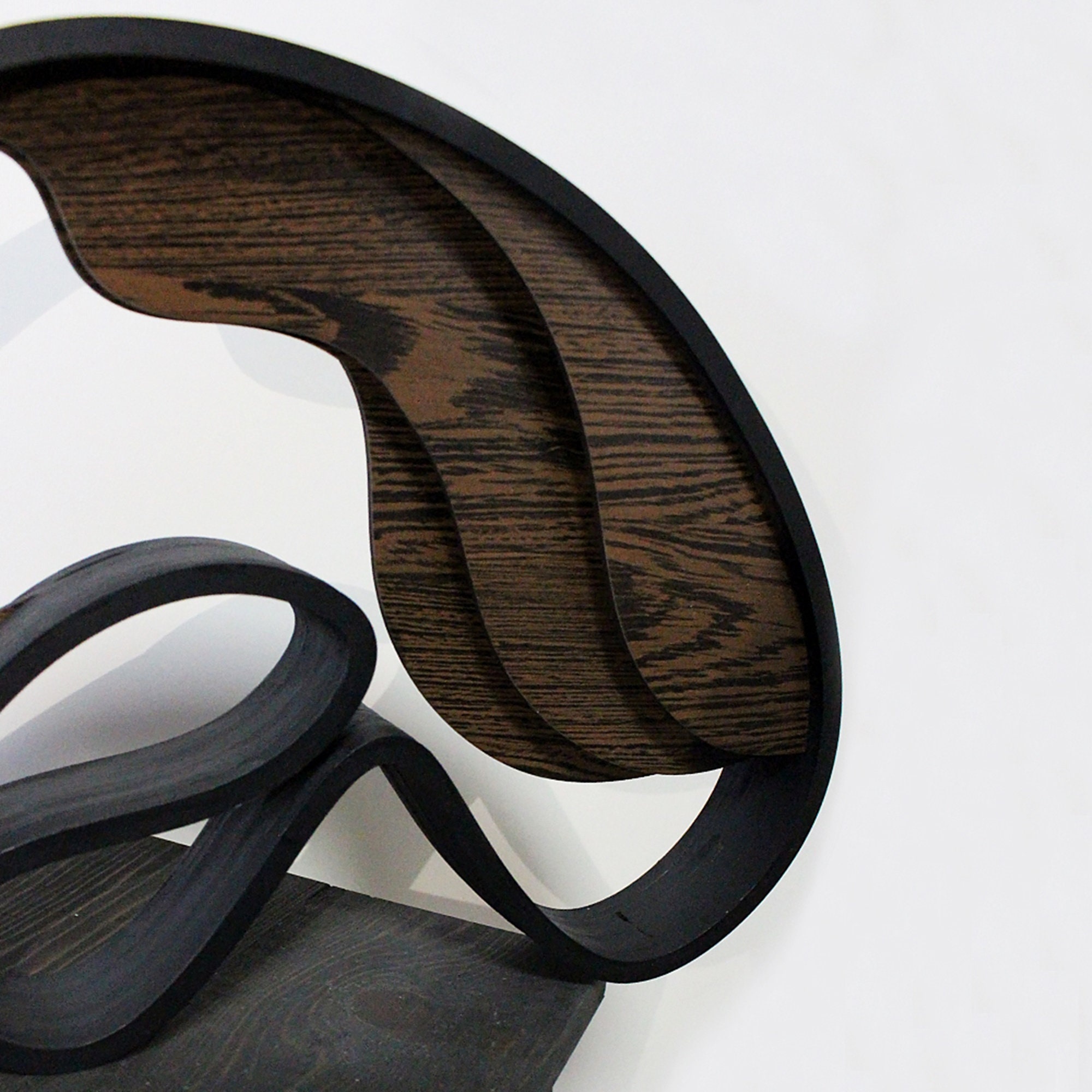 Parametric Oak Wood Art, Unique Wooden Art Piece, Decorative Wood for ...