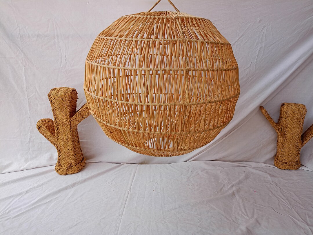 Raffia Pendant Lamp, Cool Lamps , Moroccan Lamps, Rattan Lamp Shade ...